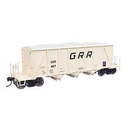 Walthers - 40' Ortner 100-Ton Open Aggregate Hopper - Ready to Run - Georgetown Railroad #407 ...