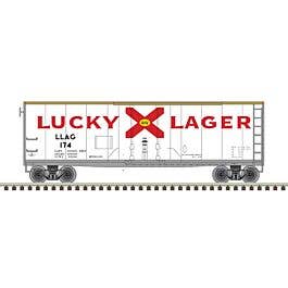 Atlas O - 40' Plug-Door Boxcar - 3-Rail - Ready to Run - Lucky Lager ...