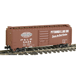Atlas - 40' PS-1 Boxcar w/AccuMate(R) Couplers - Pittsburgh & Lake Erie #5428 (Boxcar Red, white ...