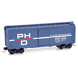 MicroTrain - 40' Single-Door Boxcar - Port Huron & Detroit #1309 - 489 ...
