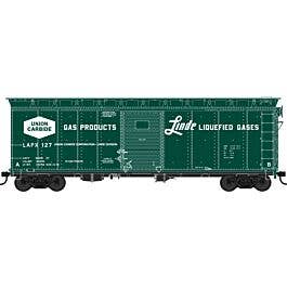 Bowser - 40' Single-Door Steel Boxcar - Ready to Run - Linde Liquefied ...