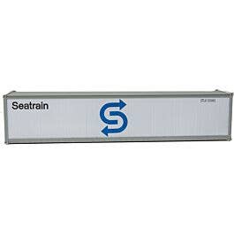 Walthers - 40' Smooth Side Container - Assembled - Seatrain (white ...