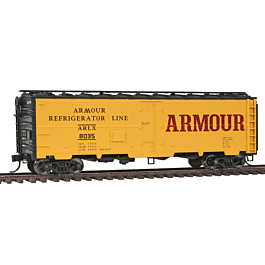 Walthers - 40' Steel Meat Reefer - Ready To Run - Armour ARLX #8035 ...