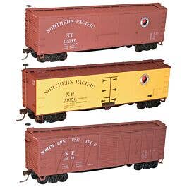 Accurail - 40' Wood Boxcar & Reefer Set - Kit - Northern Pacific #12547 ...