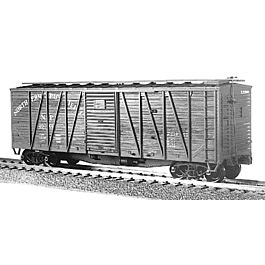 Accurail - 40' Wood Outside Braced Boxcar w/Wood Door & Steel Ends ...