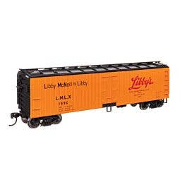 Walthers - 40' Wood Reefer with Steel ends - Ready to Run - Libby LMLX ...