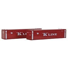 Con-Cor - 45' Intermodal Container 2-Pack - Ready to Run - K-Line (red ...