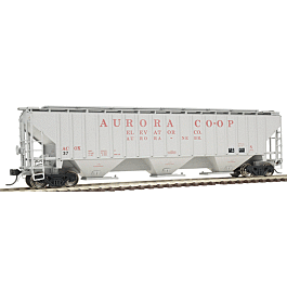 Intermount - 4750 Cubic Foot 3-Bay 18 Rib Covered Hopper - Ready to Run ...