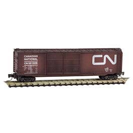 MicroTrain - 50' Double-Door Boxcar - Ready to Run - Canadian National ...