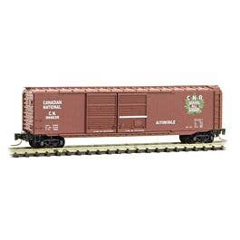 MicroTrain - 50' Double-Door Boxcar - Ready to Run - Canadian National ...