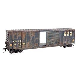 MicroTrain - 50' Exterior-Post Modern Boxcar - Kit - CSX #141288 ...