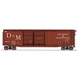 Intermount - 50' PS-1 Double-Door Boxcar - Ready to Run - Detroit ...