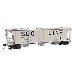 Walthers - 50' Pullman-Standard PS-2 2893 3-Bay Covered Hopper - Ready ...