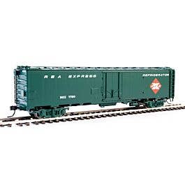 Walthers - 50' REA Riveted Steel Express Reefer - Railway Express ...