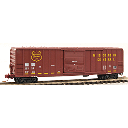 MicroTrain - 50' Rib Side Boxcar w/Single Door, No Roof Walk ...