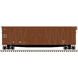 Atlas - 50' Single-Sheathed, Double-Door Wood Boxcar with End Door ...