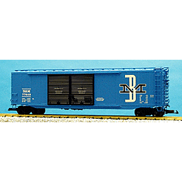USA - 50' Steel Box Car w/AAR Double Doors - Boston & Maine (blue ...