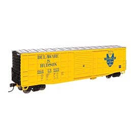 Walthers - 50' Waffle Side Boxcar - Ready To Run - Delaware & Hudson ...