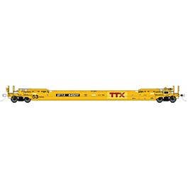 Rapido - 53' Husky-Stack Well Car - Ready to Run - TTX 645812 (yellow ...