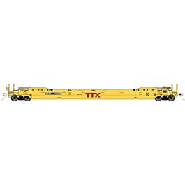 Rapido - 53' Husky-Stack Well Car - Ready to Run - TTX 645206 (yellow ...