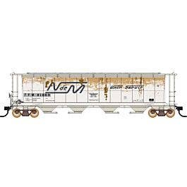 Intermount - 59' 4-Bay Cylindrical Covered Hopper - Trough Hatch ...