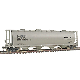 Intermount - 59' 4-Bay Cylindrical Covered Hopper w/Round Hatches - Ready to Run - Canadian ...