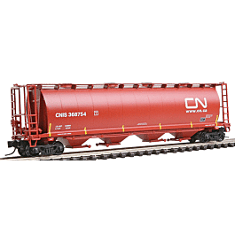 Intermount - 59' 4-Bay Cylindrical Covered Hopper w/Round Hatches - Ready to Run - Canadian ...