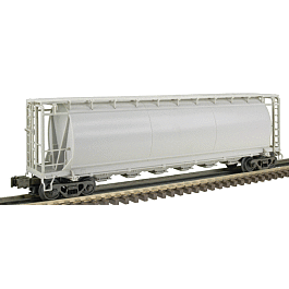 Atlas O - 6-Bay Cylindrical Covered Hopper - 3-Rail - Undecorated - 151 ...