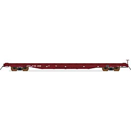 Intermount - 60' Wood-Deck Flatcar - Ready to Run - Santa Fe (1990 ...