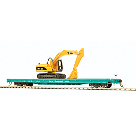 MTH - 60' Wood Deck Flatcar w/315C Hydraulic Excavator - Great Northern ...