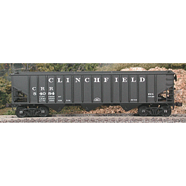 Bowser - 70-Ton 14-Panel Triple Hopper Kit - Clinchfield #54012, (Built ...