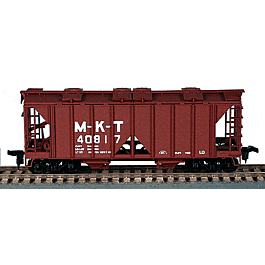 Bowser - 70-Ton 2-Bay Open-Side Covered Hopper - Kit - Missouri-Kansas ...