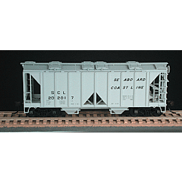 Bowser - 70-Ton 2-Bay Open-Side Covered Hopper - Kit - Seaboard Coast ...