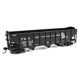 Walthers - 70-Ton AAR 3-Bay Open Hopper - Ready to Run - Chesapeake ...