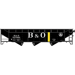 Bowser - 70-Ton Offset Hopper Assembled w/Knuckle Couplers - Baltimore ...