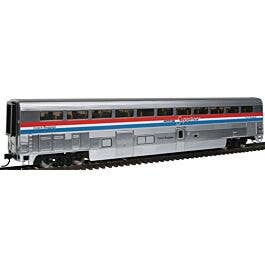 Walthers - 85' Pullman-Standard Superliner I Coach Baggage - Lighted - Ready to Run - Amtrak ...