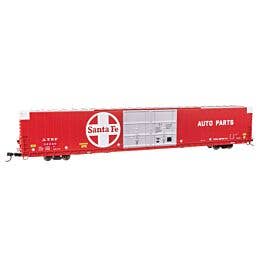 Walthers - 86' Pullman-Standard Double-Door Hi-Cube Boxcar - Ready to Run - Santa Fe #36660 ...