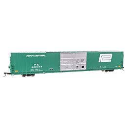Walthers - 86' Pullman-Standard Double-Door Hi-Cube Boxcar - Ready to Run - Penn Central #295444 ...