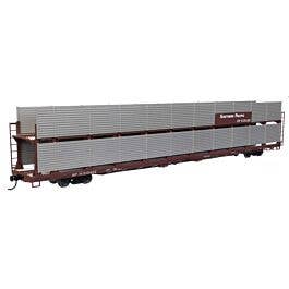 Walthers - 89' Flatcar w/Bi-Level Shielded Auto Rack - Ready to Run - Southern Pacific(TM) Rack ...