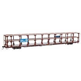Walthers - 89' Flatcar w/Tri-Level Open Auto Rack - Ready to Run ...