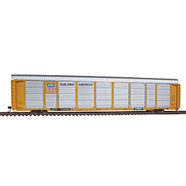 Walthers - 89' Thrall Tri-Level Enclosed Auto Carrier - Ready to Run - Platinum Line(TM) - Union ...