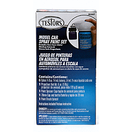 Testor - Aces Model Car Spray Paint & Propellant Set - 704-9220T