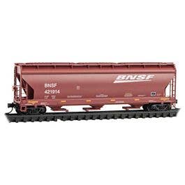 MicroTrain - ACF 3-Bay Center Flow Covered Hopper with Elongated ...