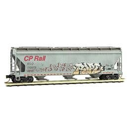 MicroTrain - ACF 3-Bay Center Flow Covered Hopper with Elongated ...