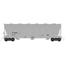 Atlas - ACF 4650 3-Bay Centerflow Covered Hopper Pre-1971 Body - Ready ...