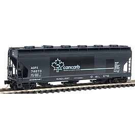 MicroTrain - ACF Center Flow Covered Hopper w/Round Hatches - Cancarb ...