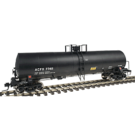 Atlas O - ACF(R) 17,360-Gallon Tank Car 2-Rail - ACFX (Olin; black ...