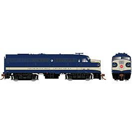 Rapido - Alco-MLW FA-2 Phase II - LokSound and DCC - Missouri Pacific 347 (As-Delivered, blue ...
