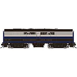 Rapido - Alco-MLW FB-2 Phase Ib - LokSound and DCC - Baltimore & Ohio 5012 (1956 Scheme, blue ...