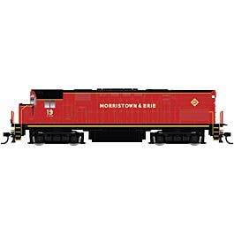 Atlas - Alco C424 Phase 2 - LokSound and DCC - Classic Gold - Morristown & Erie 19 (red, black ...
